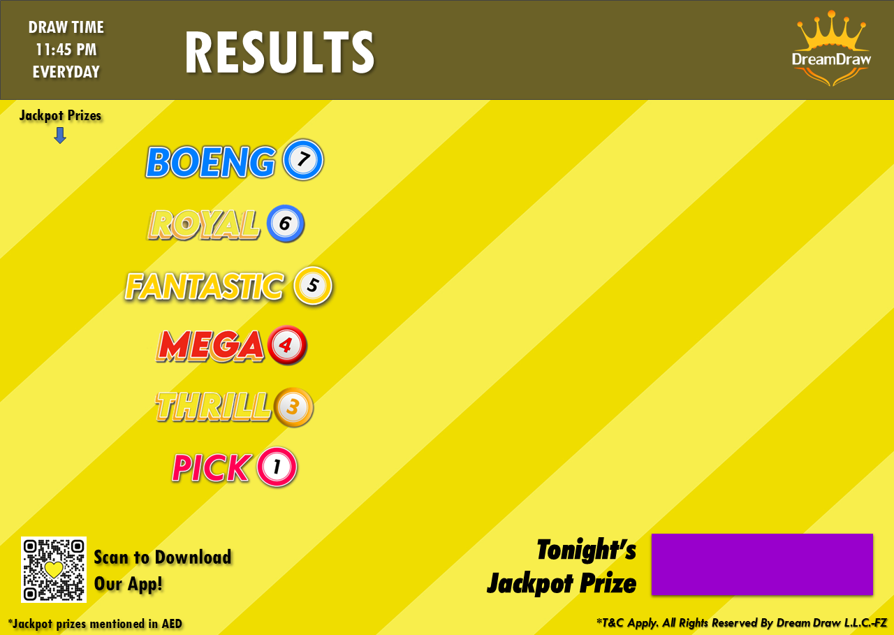 All Winners Todate | DreamDraw